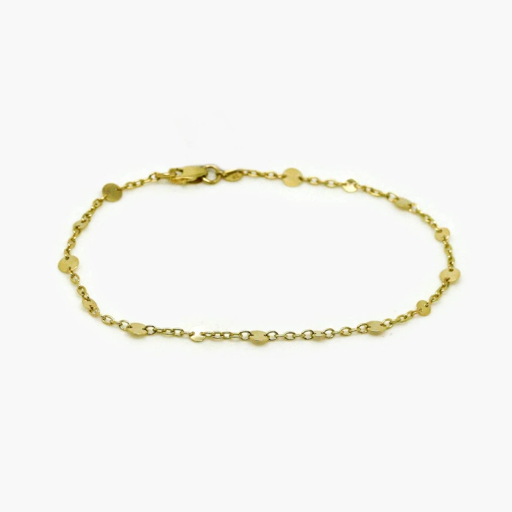 9ct Yellow Gold Disc Bracelet – Jordans Jewellers